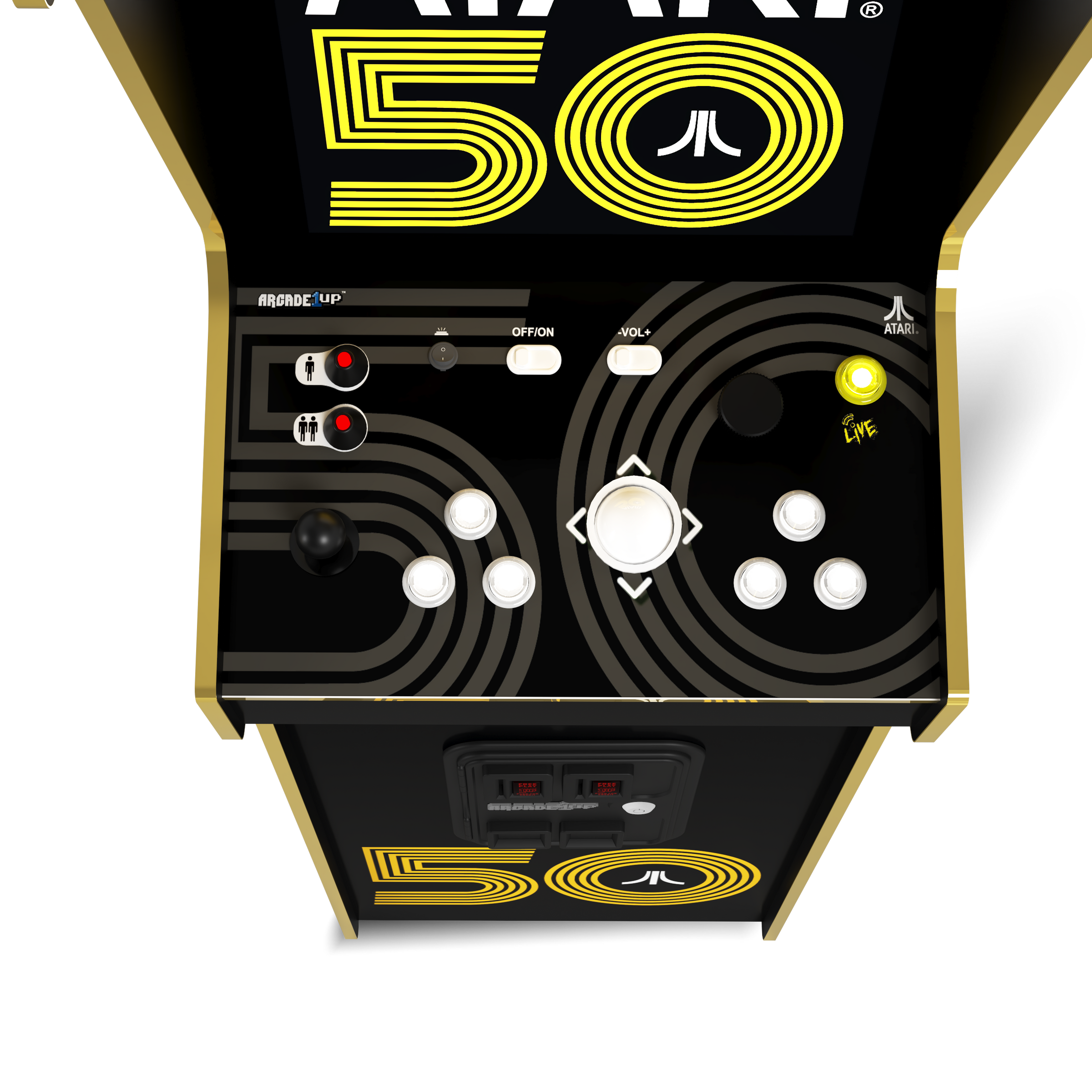 Arcade1Up Atari 50th Anniversary Deluxe Arcade Machine 64 Games in 1