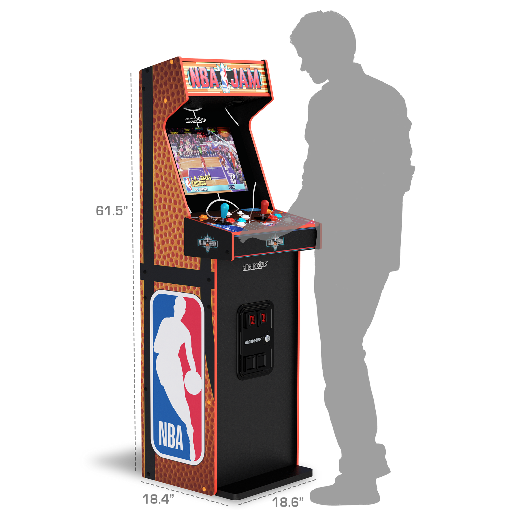 Arcade1Up NBA Jam 2-Player Deluxe Arcade Machine 3 Games in 1