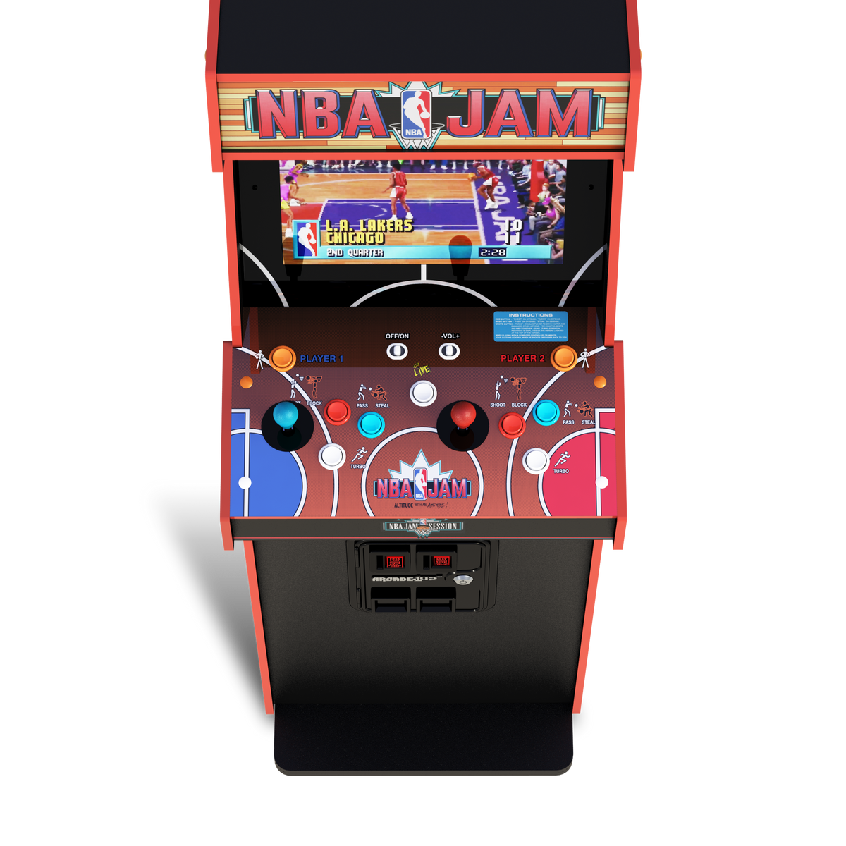 Arcade1Up NBA Jam 2-Player Deluxe Arcade Machine 3 Games in 1