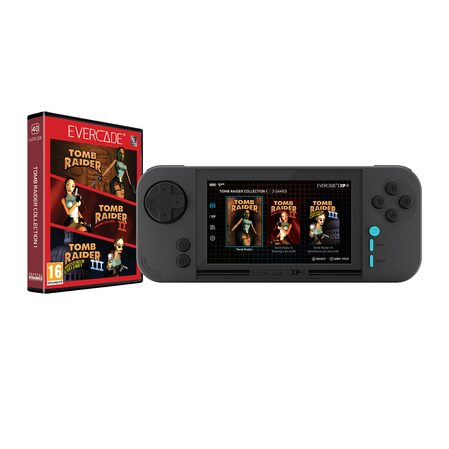 Evercade EXP-R (TOMB RAIDER EDITION)