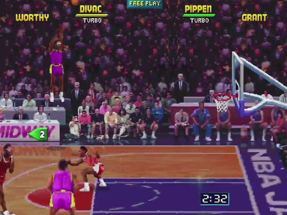 Arcade1Up NBA Jam 2-Player Deluxe Arcade Machine 3 Games in 1